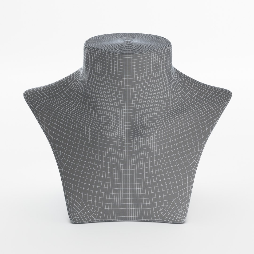 3d Model Female Neck