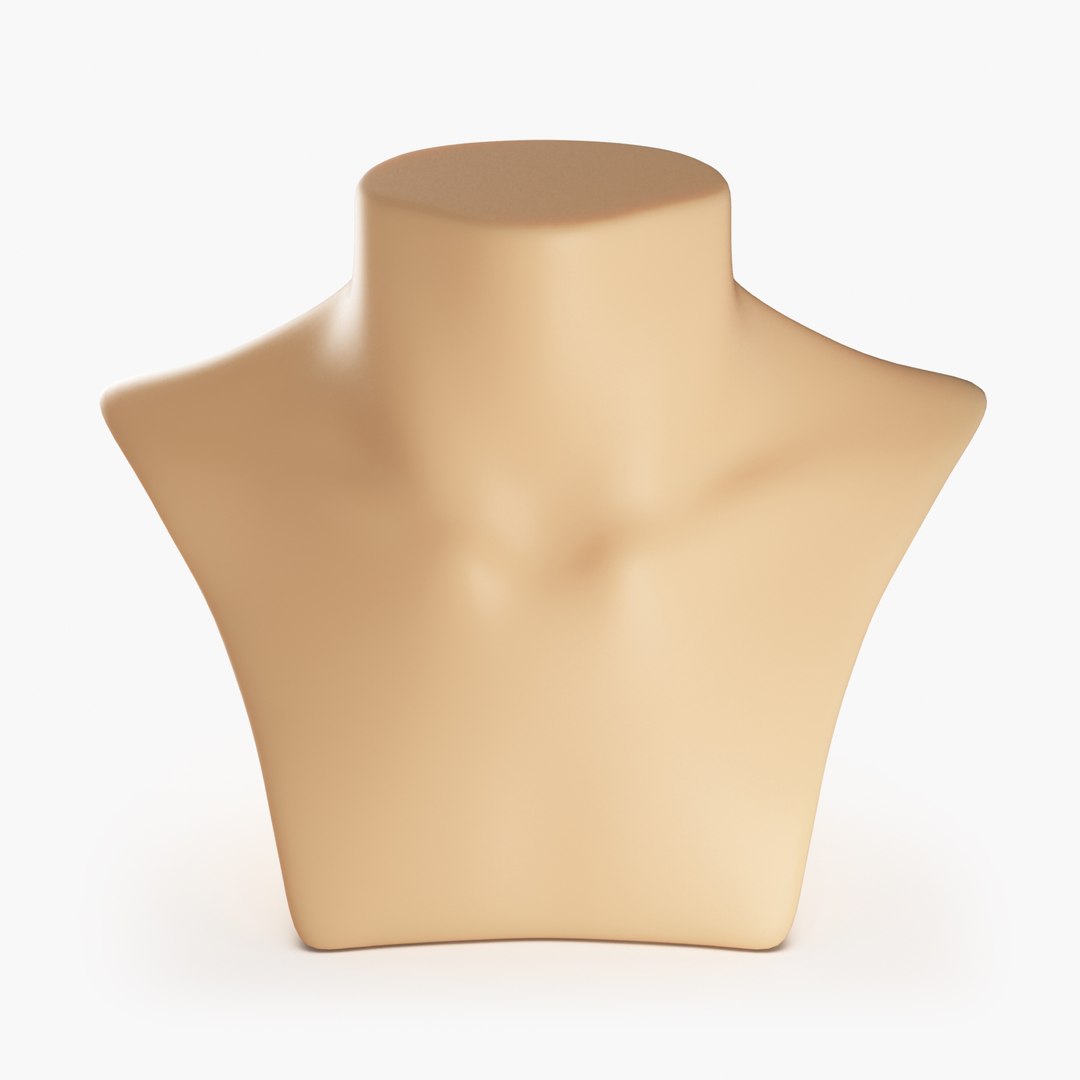 3d Model Female Neck
