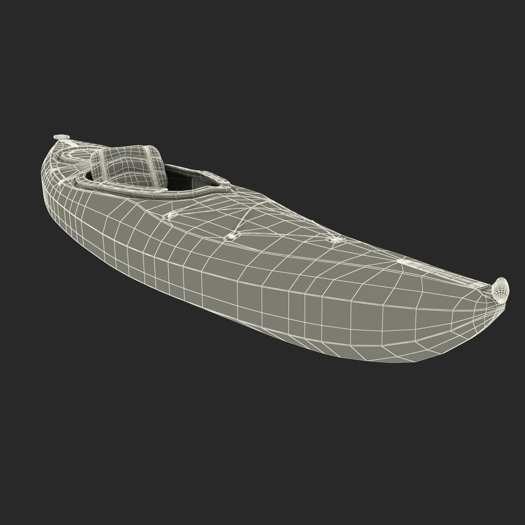 3d Kayak Modeled Realistic