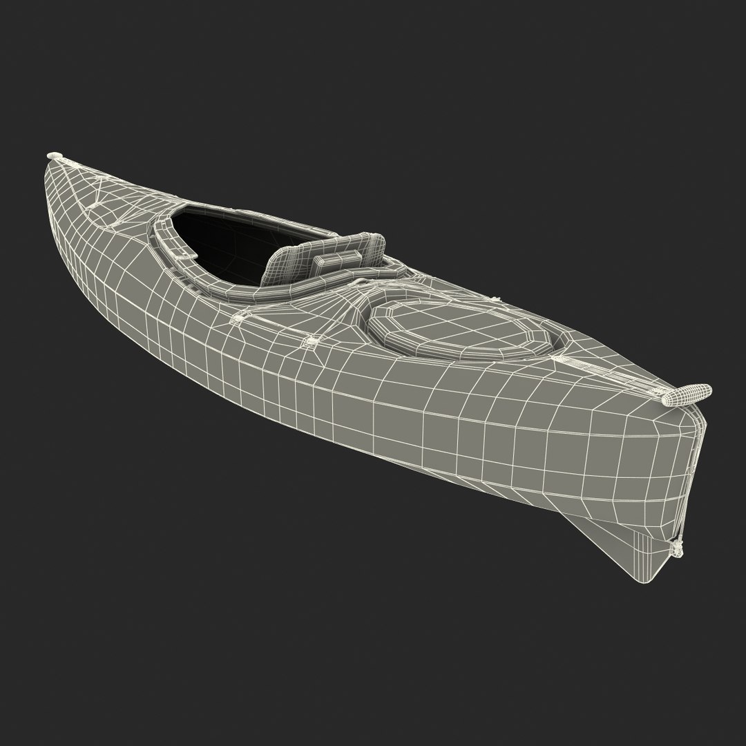 3d Kayak Modeled Realistic