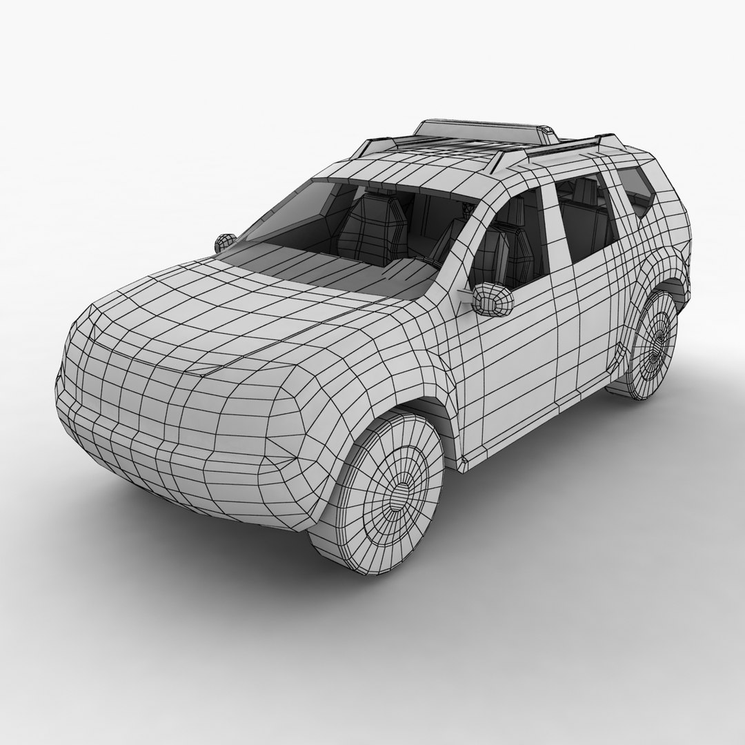 3d Model Airport Follow Cars