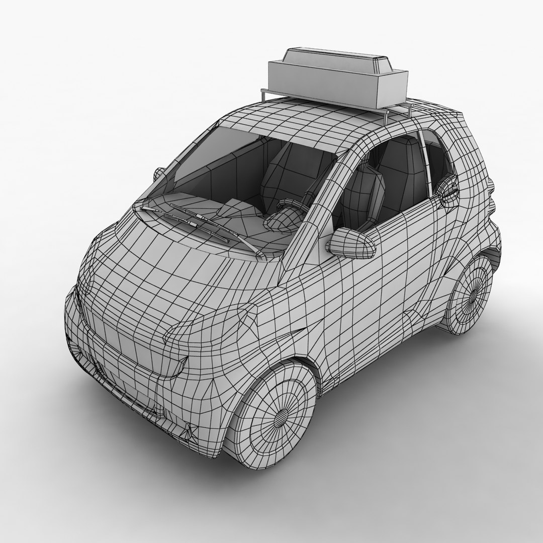 3d Model Airport Follow Cars