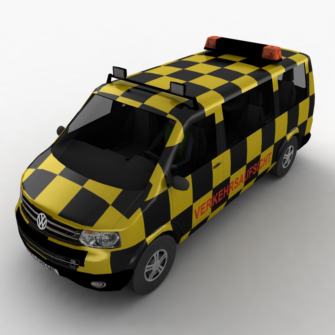 3d Model Airport Follow Cars
