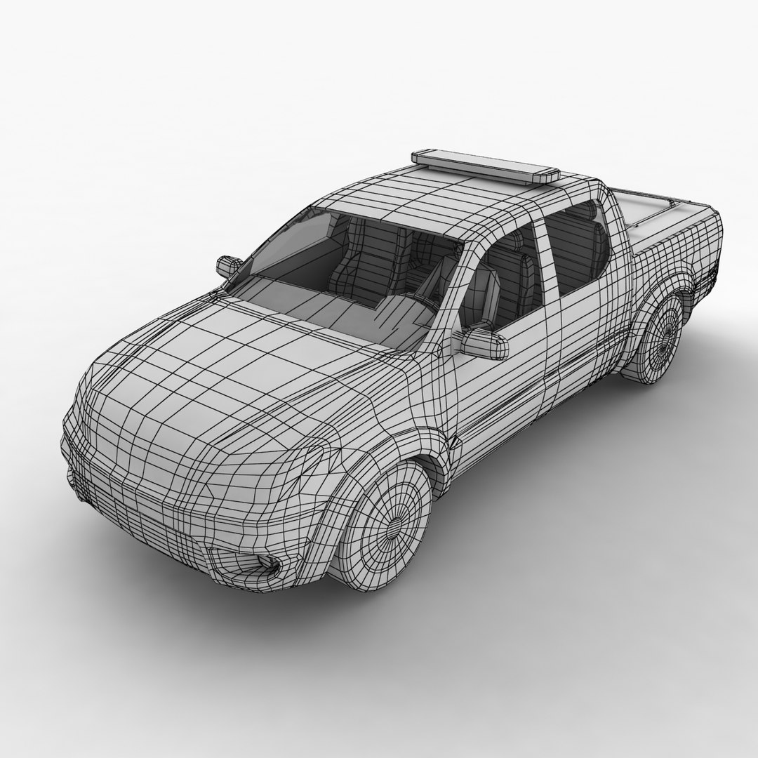 3d Model Airport Follow Cars