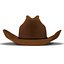 3d Cowboy Hat