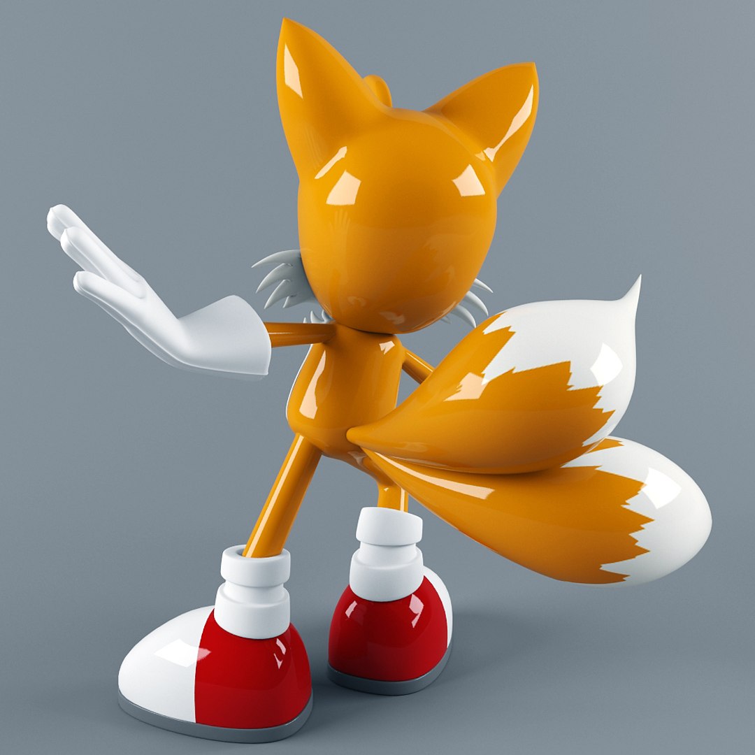 3D Miles Tails Prower Model - TurboSquid 1156232