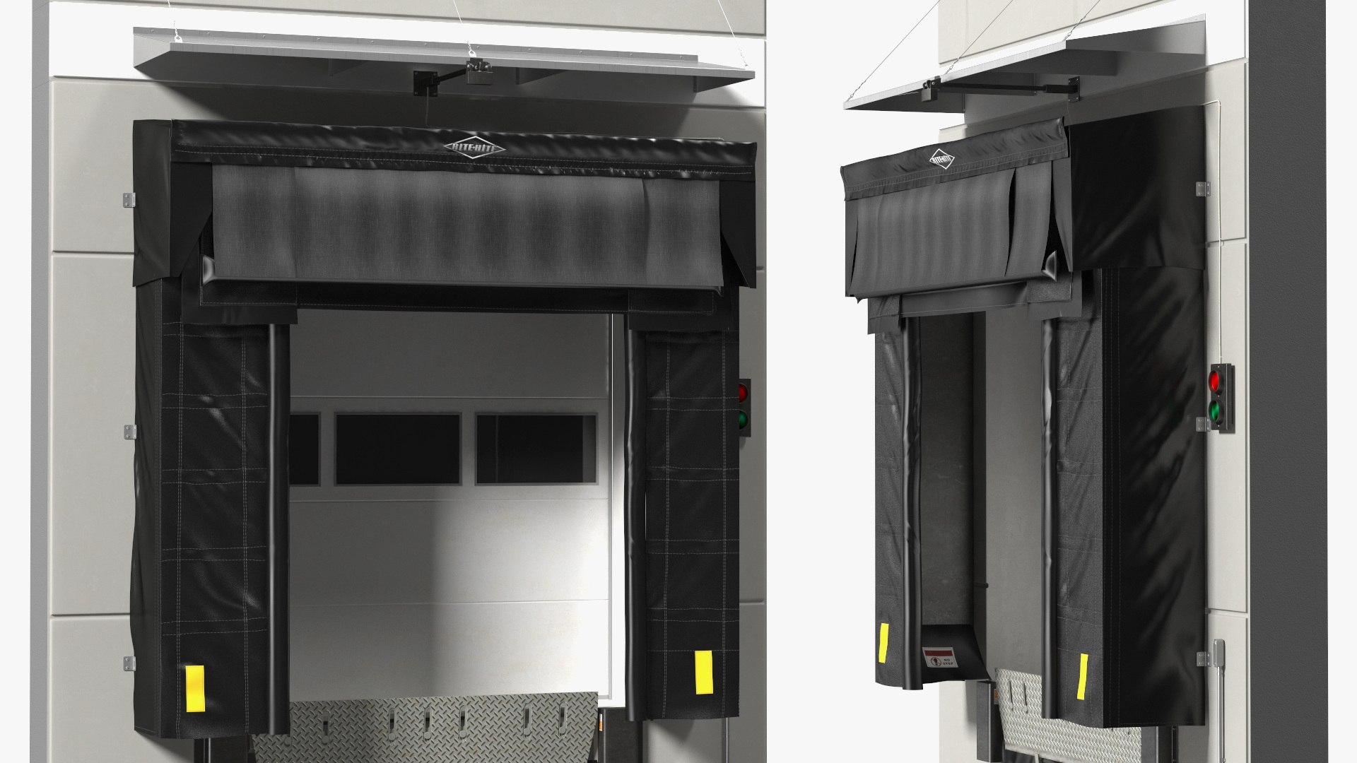 Loading Dock Bay With Roll-Up Door Model - TurboSquid 2180138