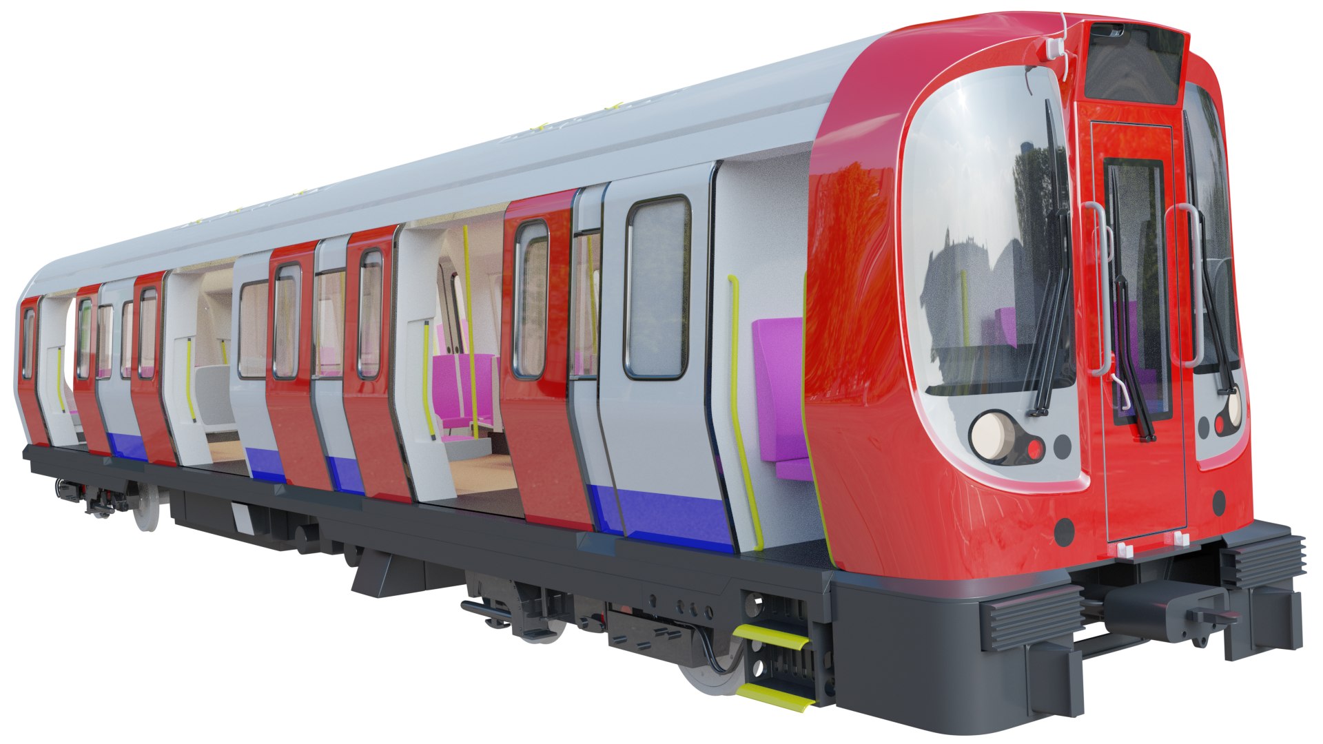 3D Model London Trains Metro - TurboSquid 1507588
