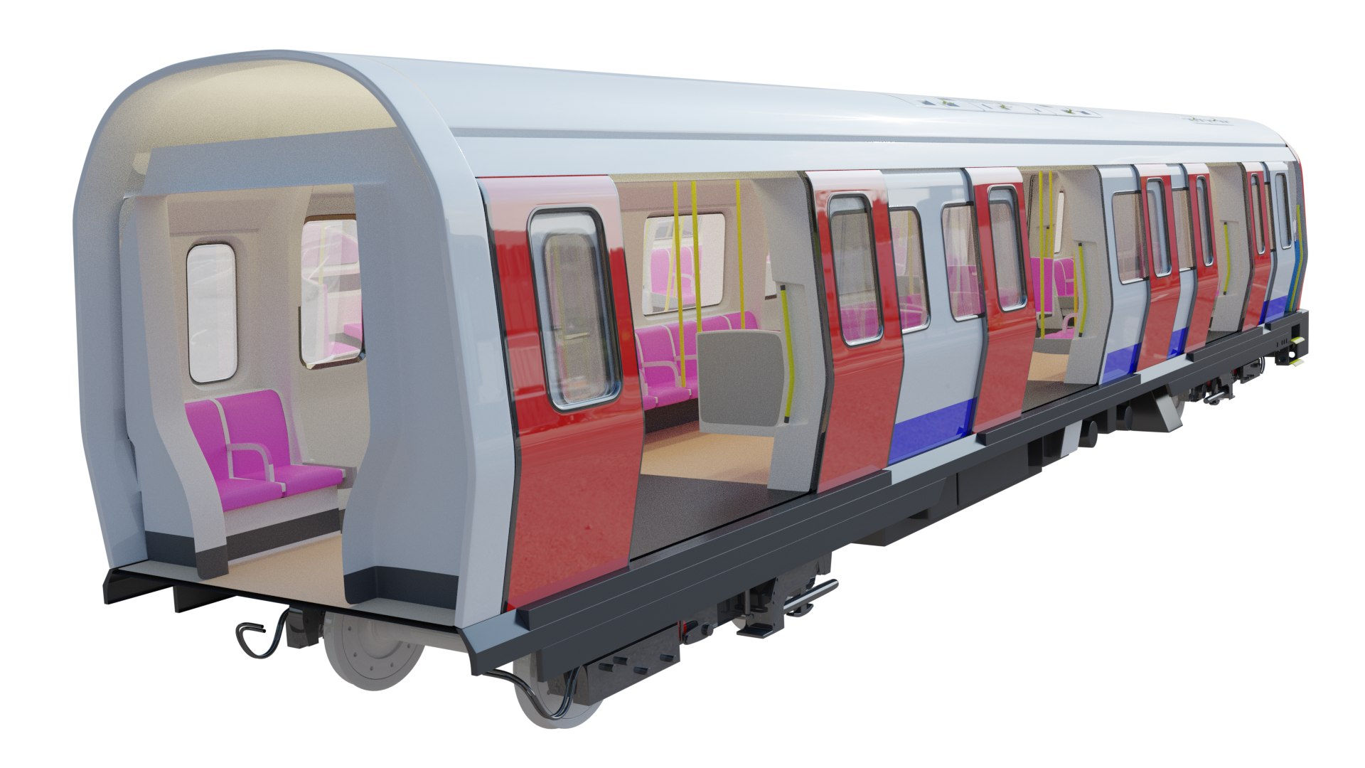 3D Model London Trains Metro - TurboSquid 1507588