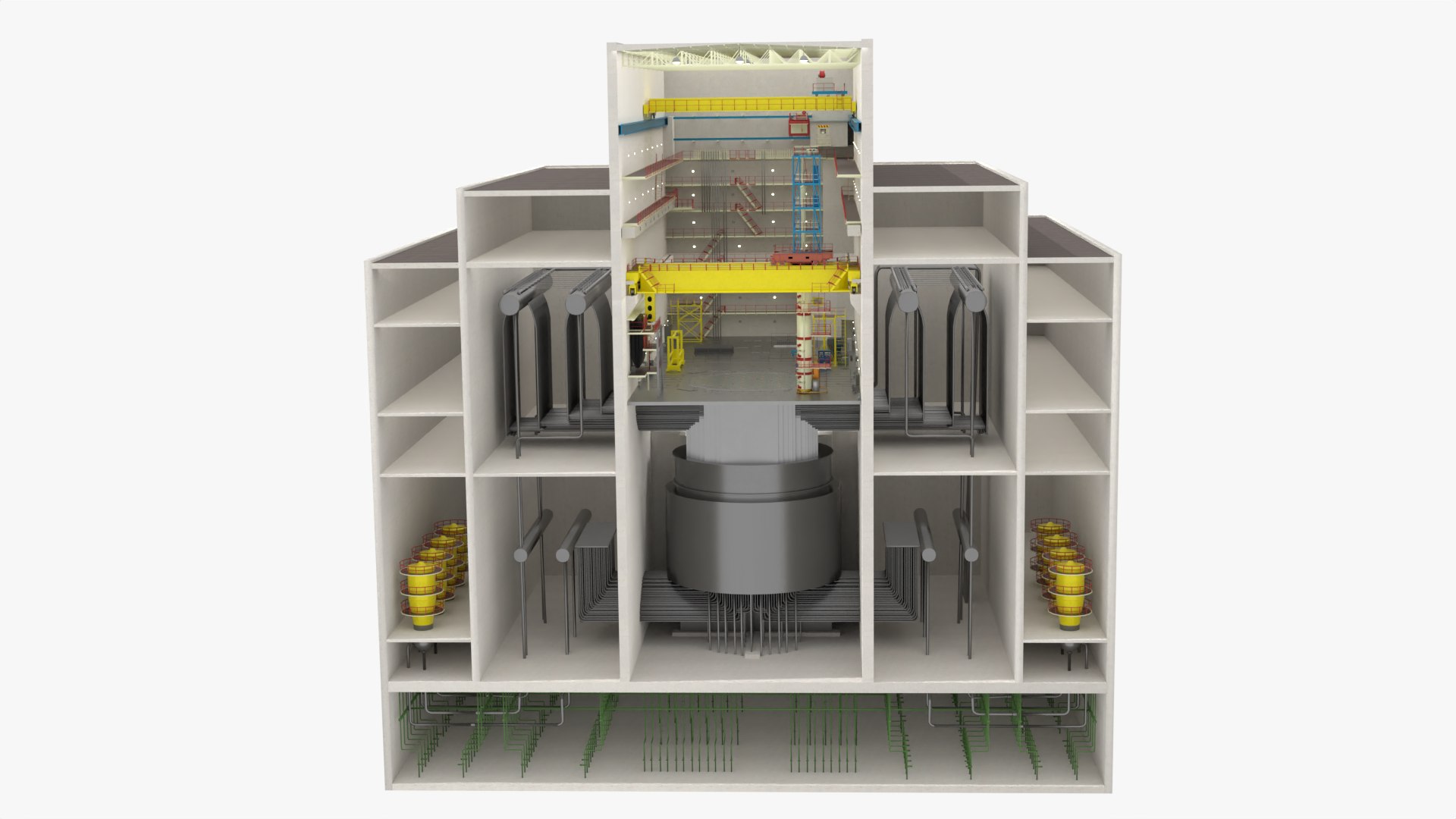 RBMK Reactor 4 Chernobyl Model - TurboSquid 2142835