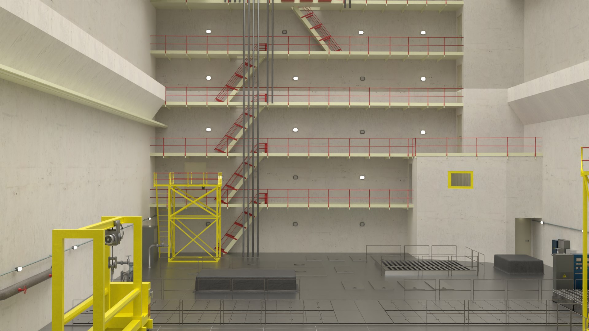 RBMK Reactor 4 Chernobyl Model - TurboSquid 2142835