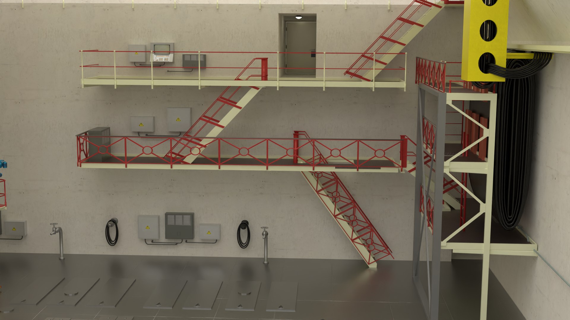 RBMK Reactor 4 Chernobyl Model - TurboSquid 2142835