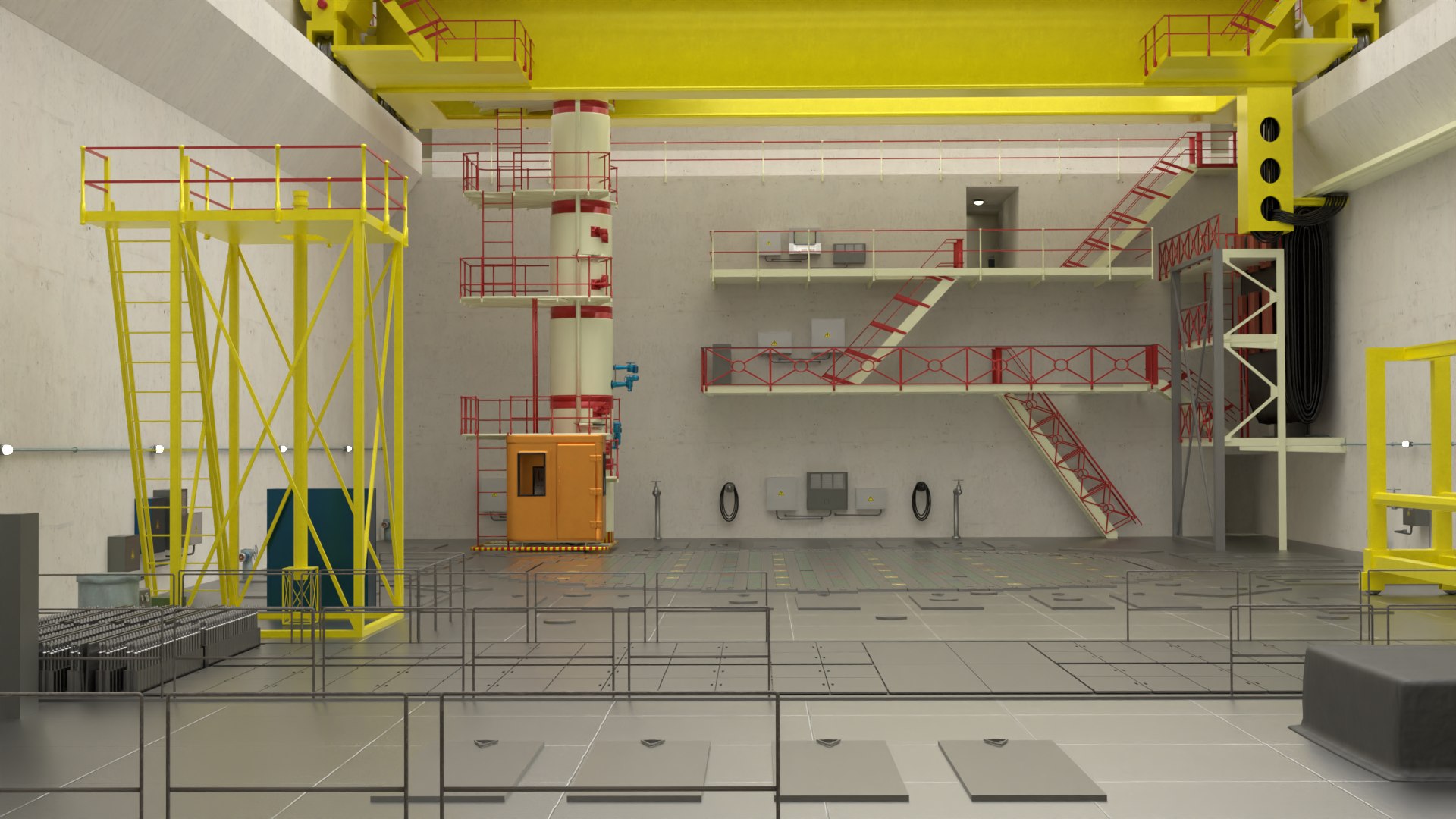 RBMK Reactor 4 Chernobyl Model - TurboSquid 2142835