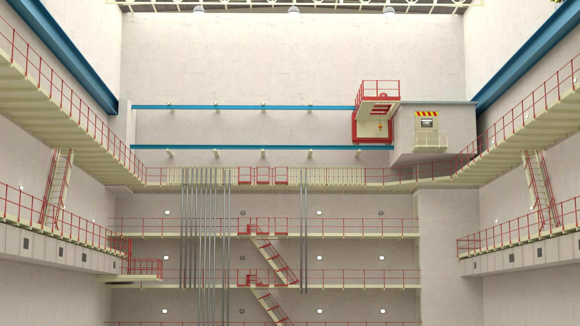 RBMK Reactor 4 Chernobyl Model - TurboSquid 2142835