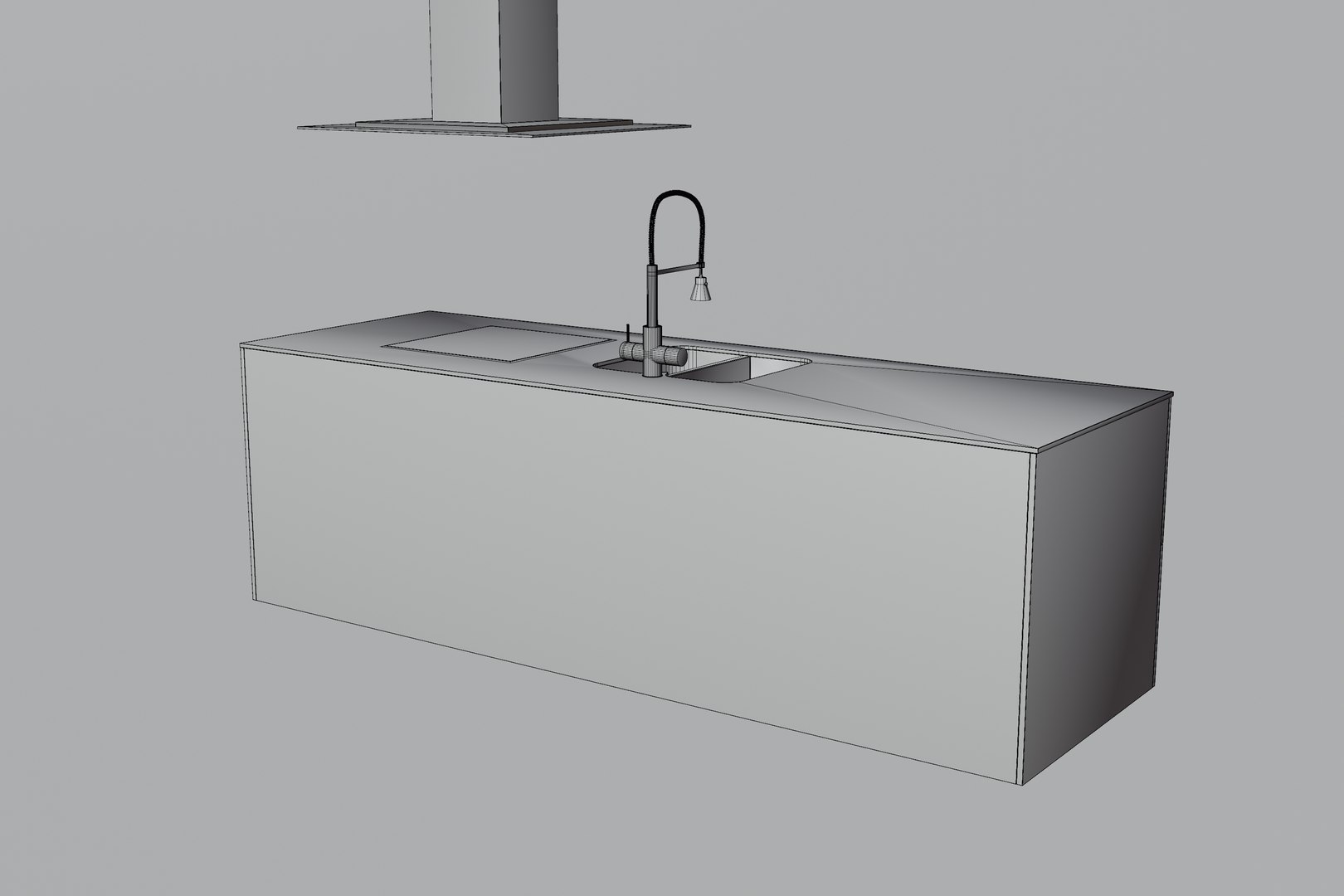Kitchen Counter Model - TurboSquid 1850795