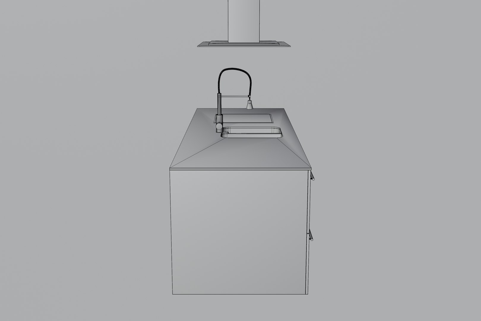 Kitchen Counter Model - TurboSquid 1850795