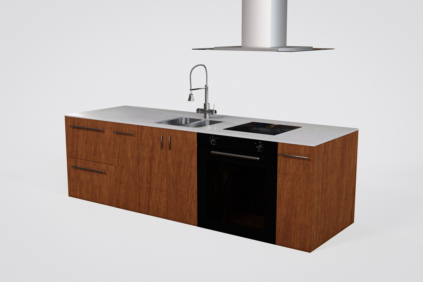 Kitchen Counter Model - TurboSquid 1850795
