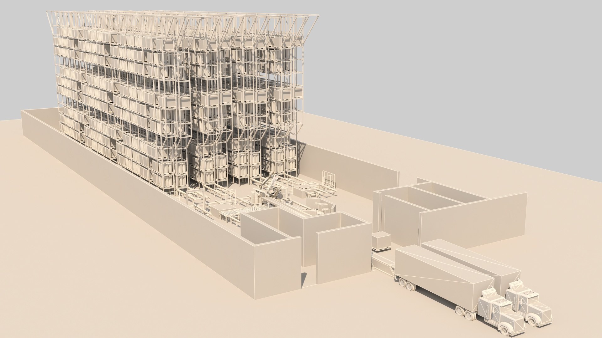 Warehouse 1 3D Model - TurboSquid 2085083