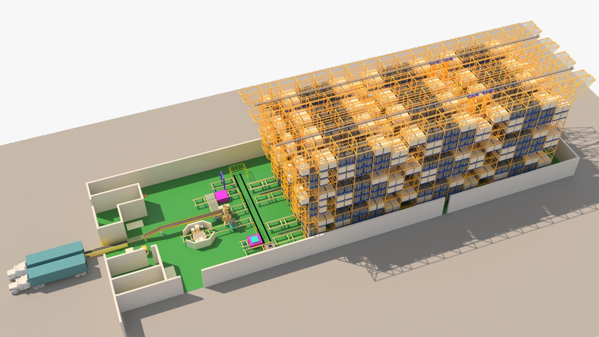 Warehouse 1 3D model - TurboSquid 2085083
