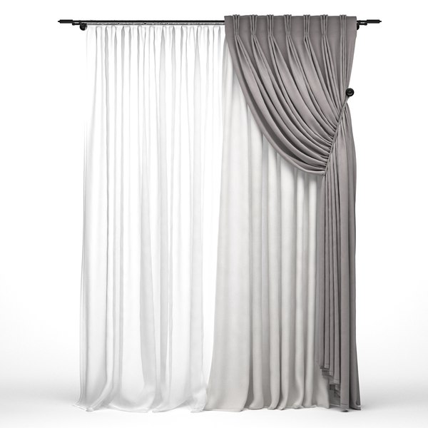 3d max curtain