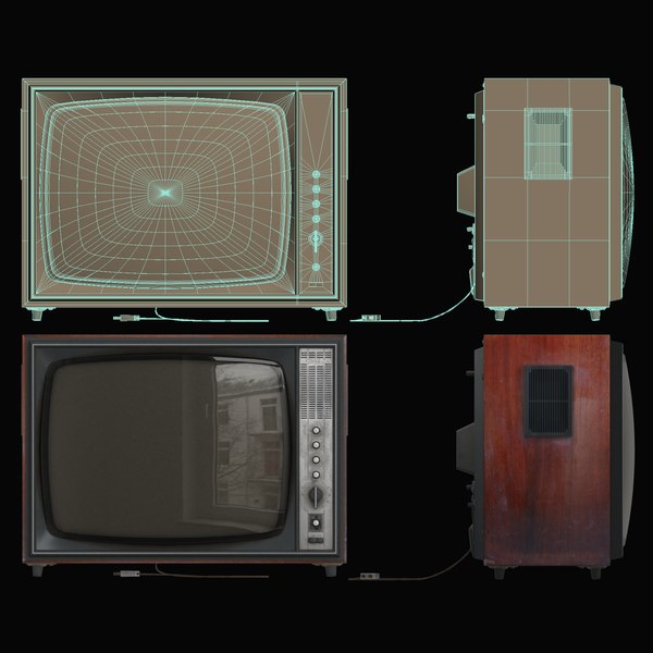 television monitor 3d 3ds