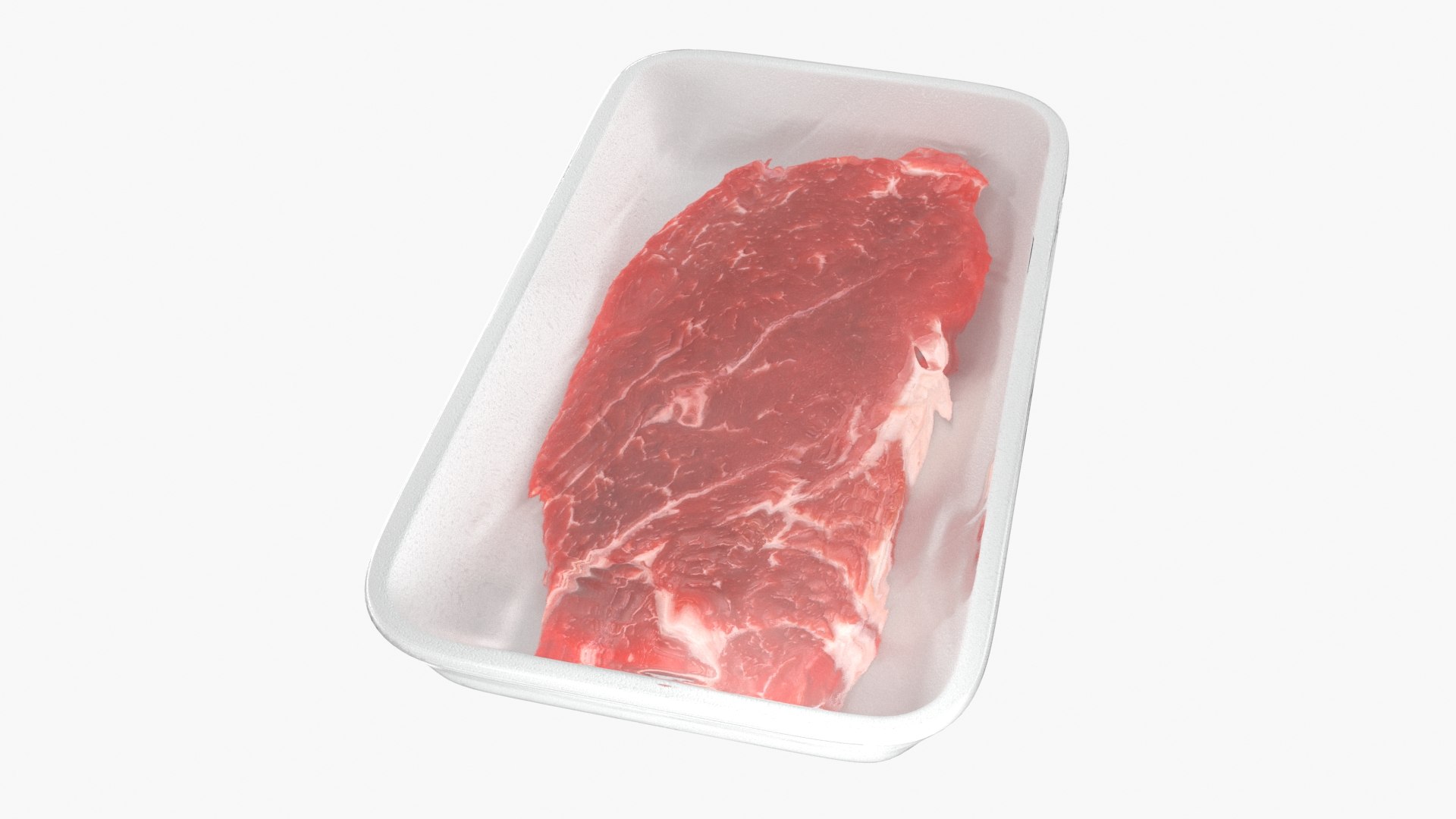 Raw Beef Shoulder 02 Wrapped Package 3D - TurboSquid 2085282
