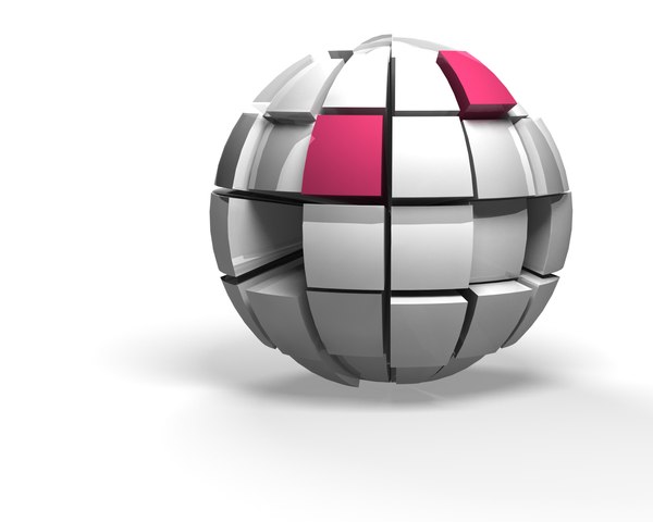 3d model sectioned sphere