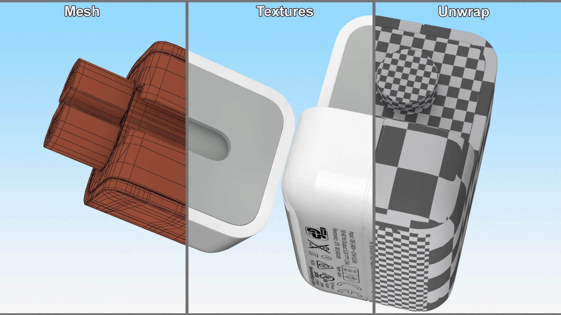 3D Apple 12W USB Power Adapter Disassembled - TurboSquid 2144474