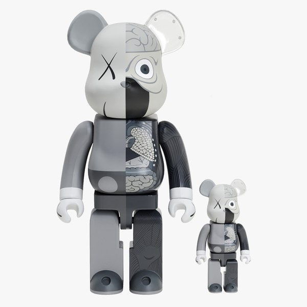 3D Bearbrick KAWS Dissected Companion Black - TurboSquid 1886956