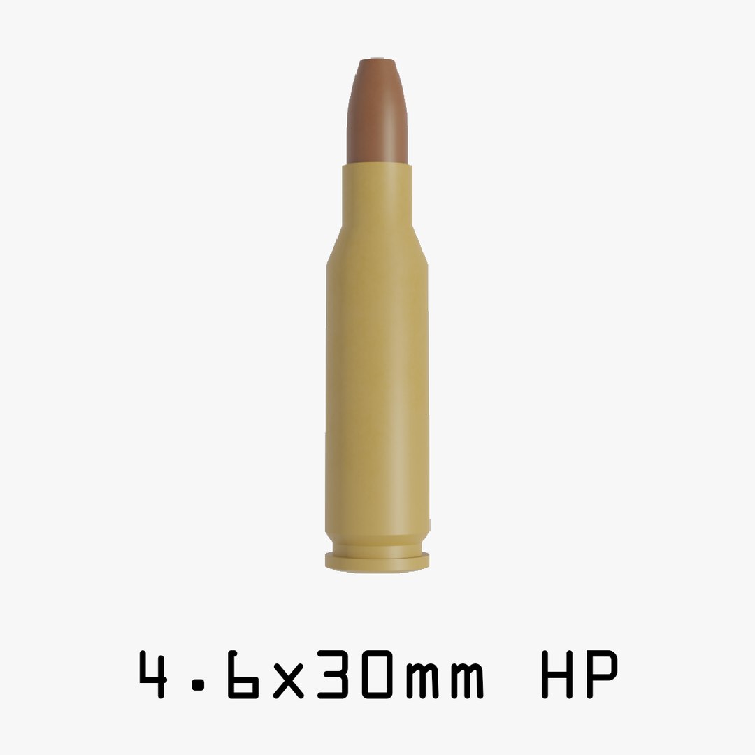 3D 4-6x30mm HP Cartridge - TurboSquid 2054136