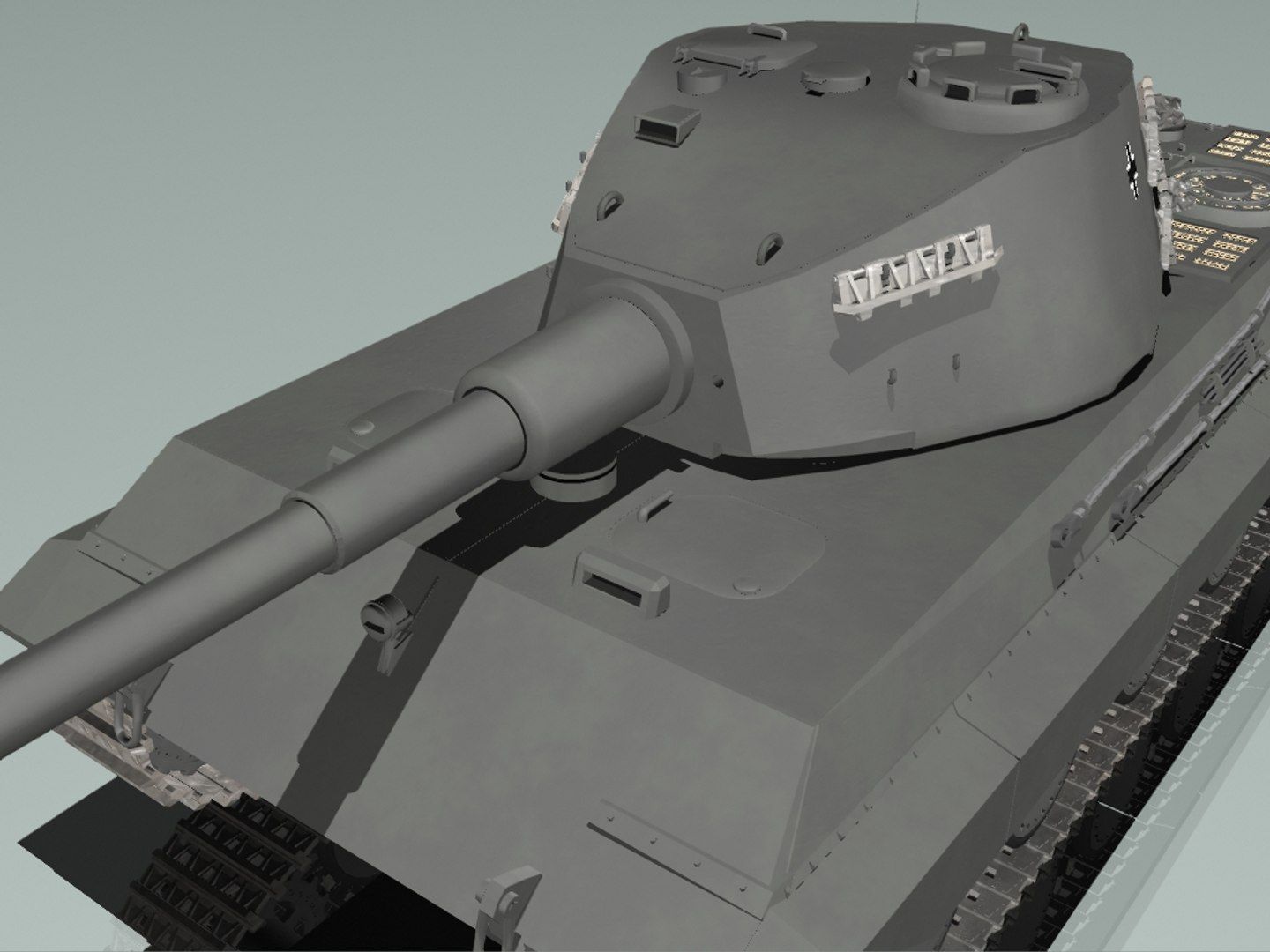 lwo wwii german e-75 heavy tank