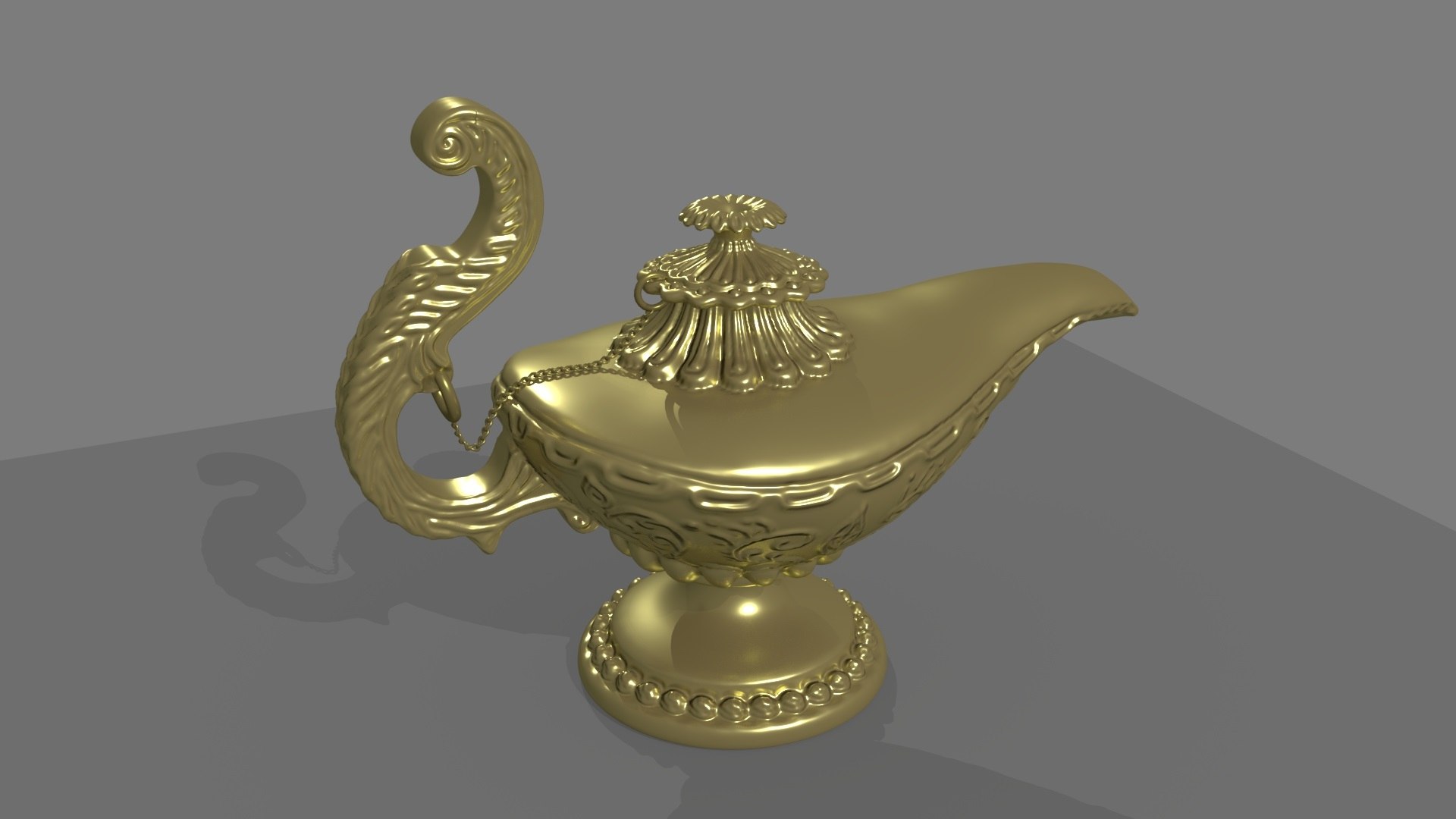 Magic Lamp 3D Model - TurboSquid 1436017