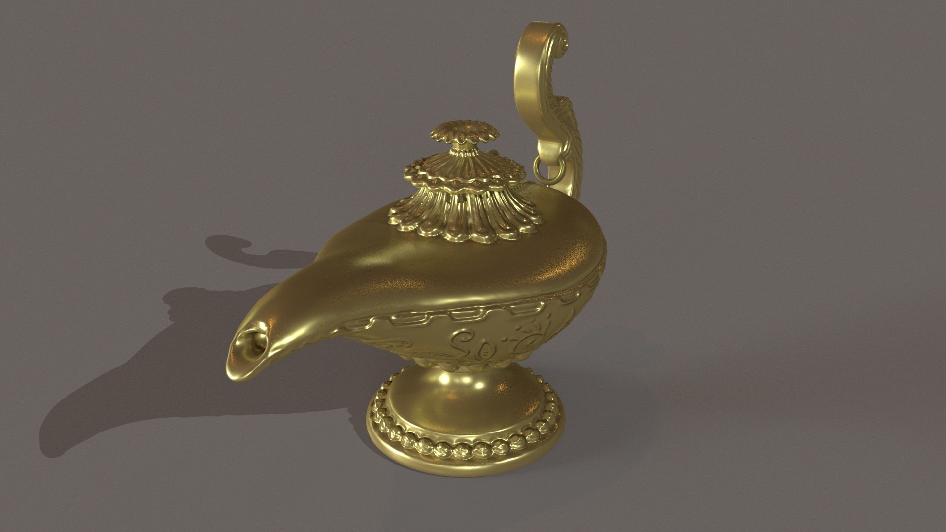 Magic Lamp 3D Model - TurboSquid 1436017