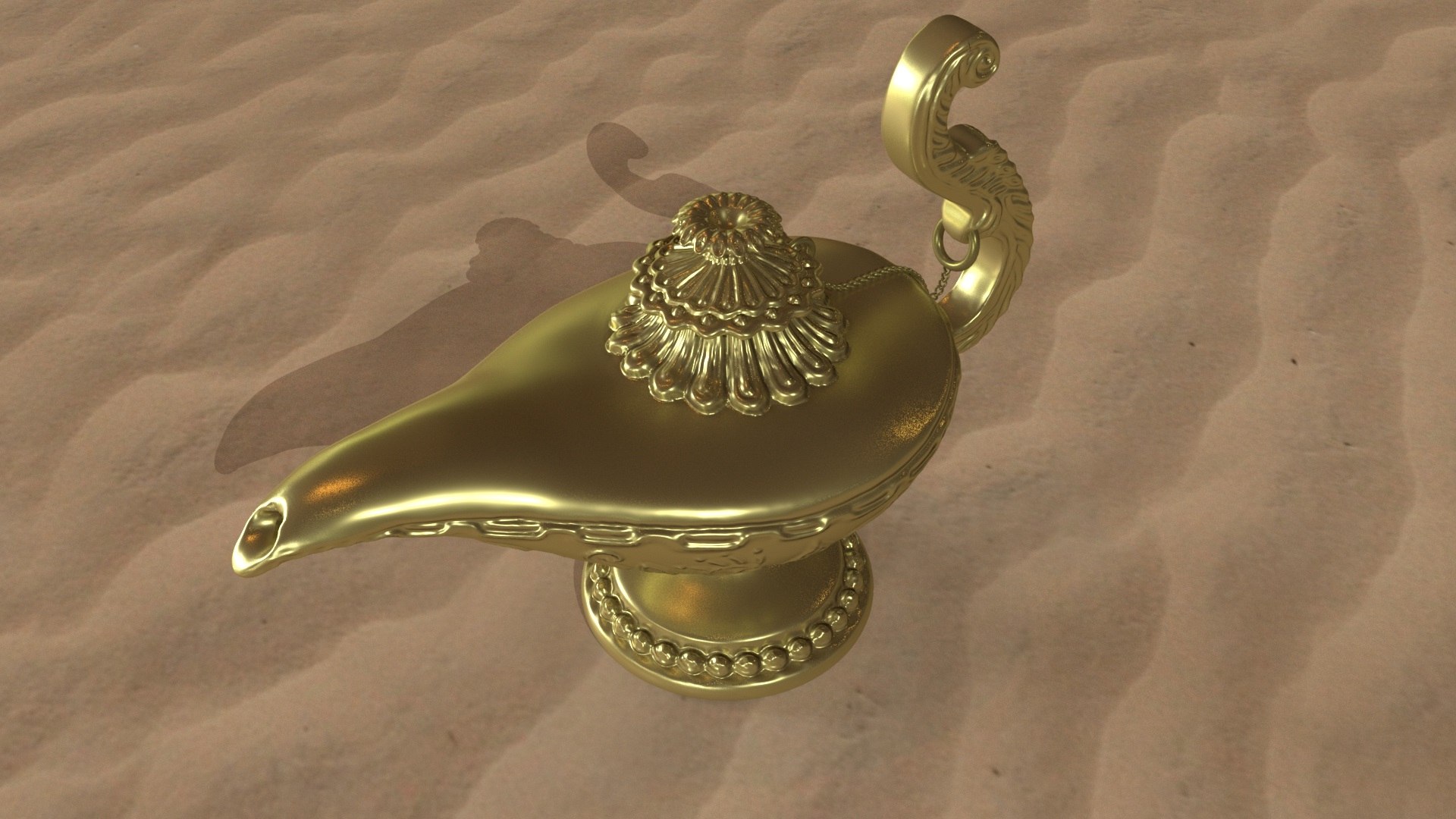 Magic Lamp 3D Model - TurboSquid 1436017