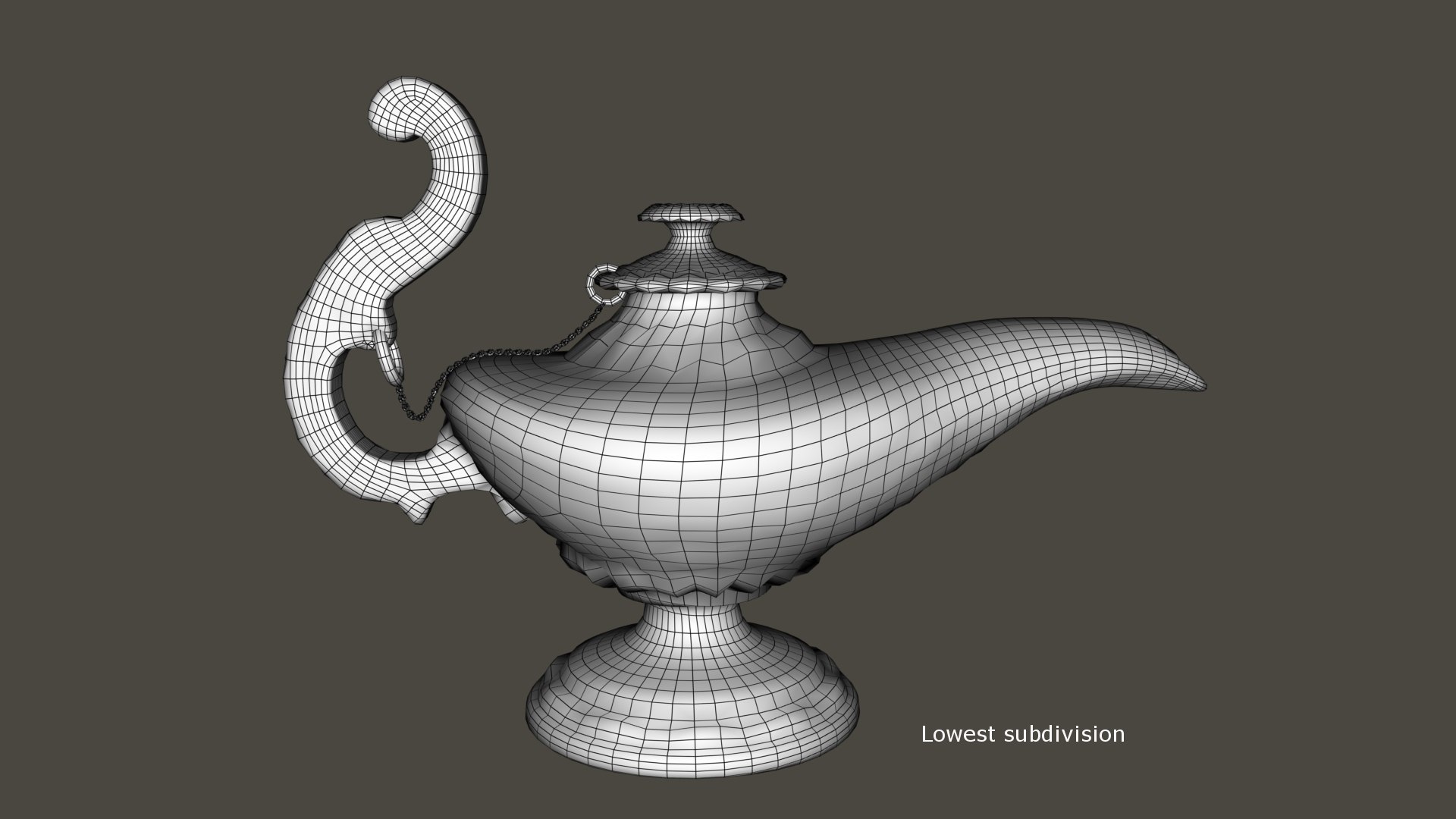 Magic Lamp 3D Model - TurboSquid 1436017