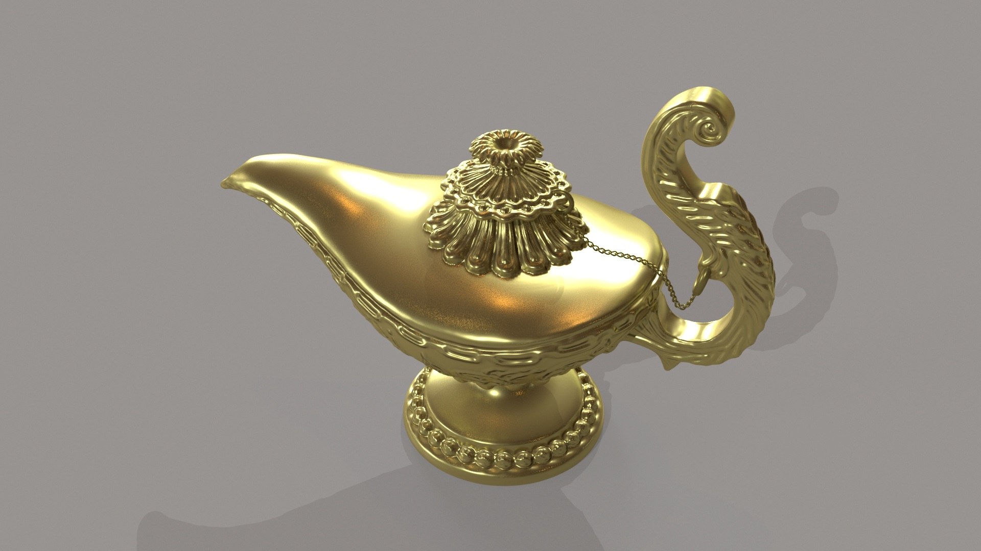 Magic Lamp 3D Model - TurboSquid 1436017