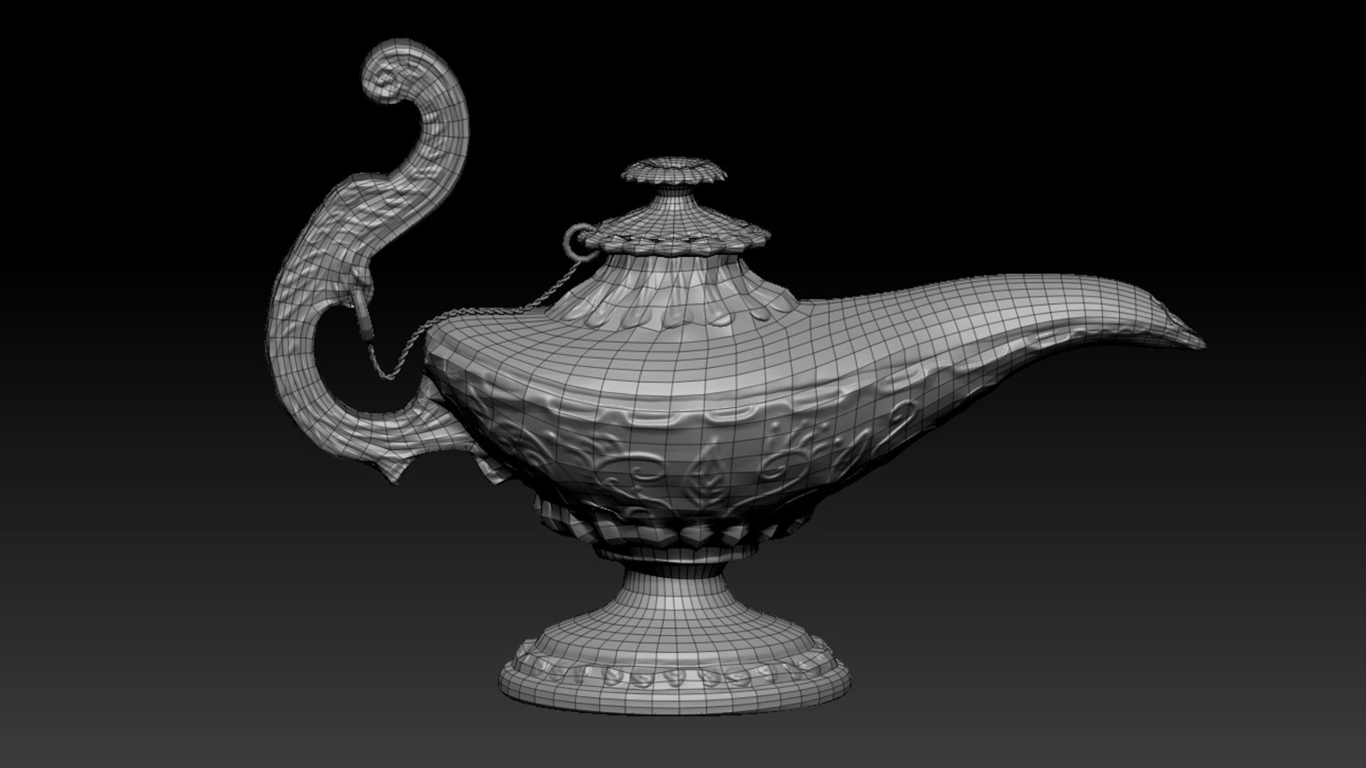 Magic Lamp 3D Model - TurboSquid 1436017