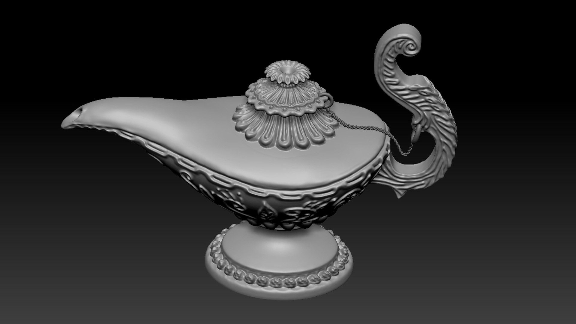 Magic Lamp 3D Model - TurboSquid 1436017