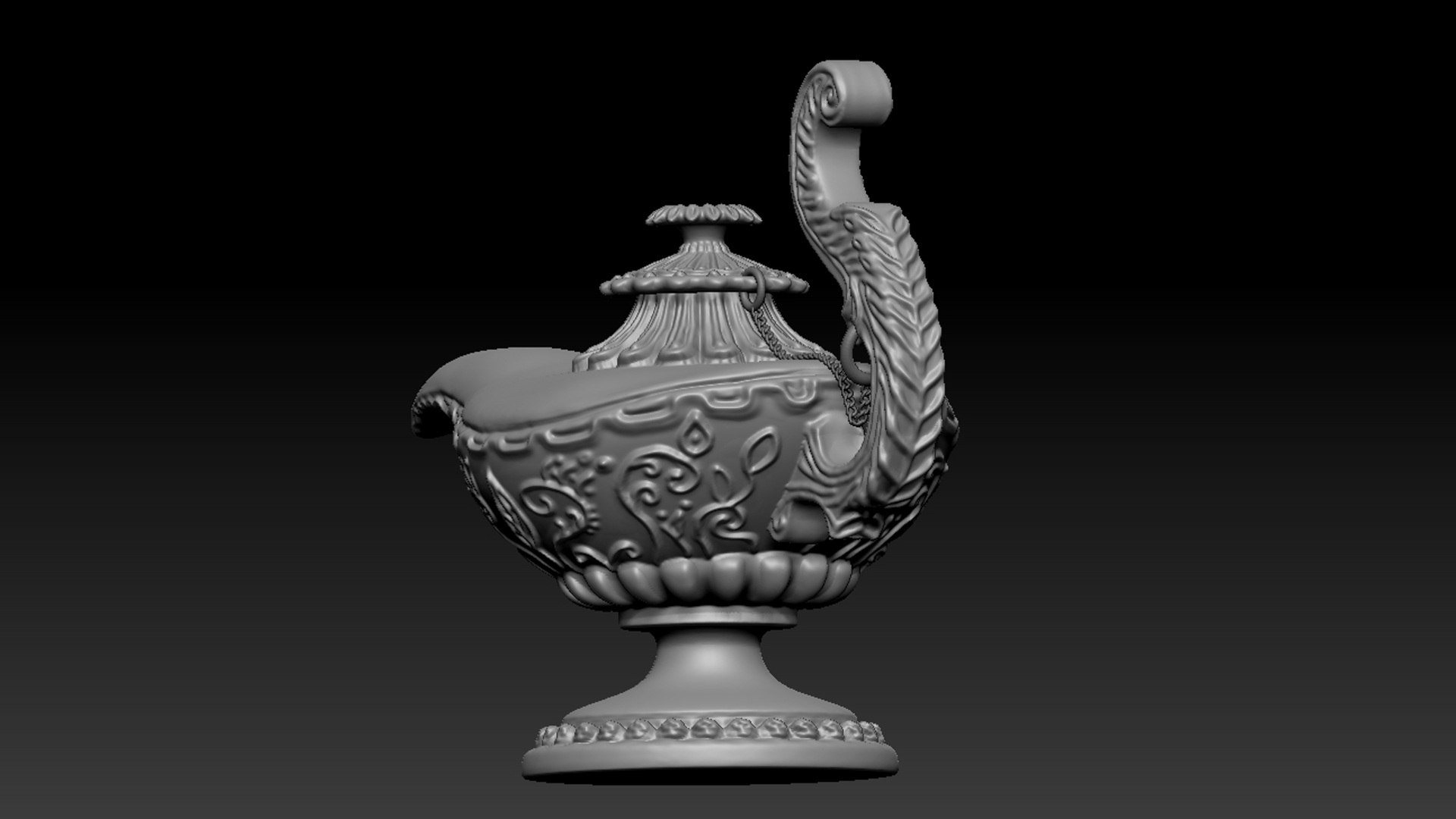 Magic Lamp 3D Model - TurboSquid 1436017