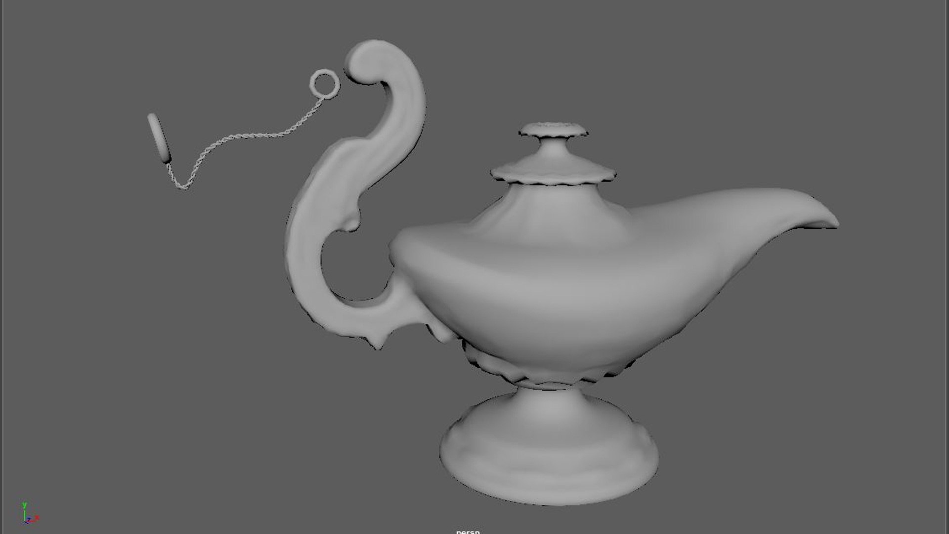 Magic Lamp 3D Model - TurboSquid 1436017