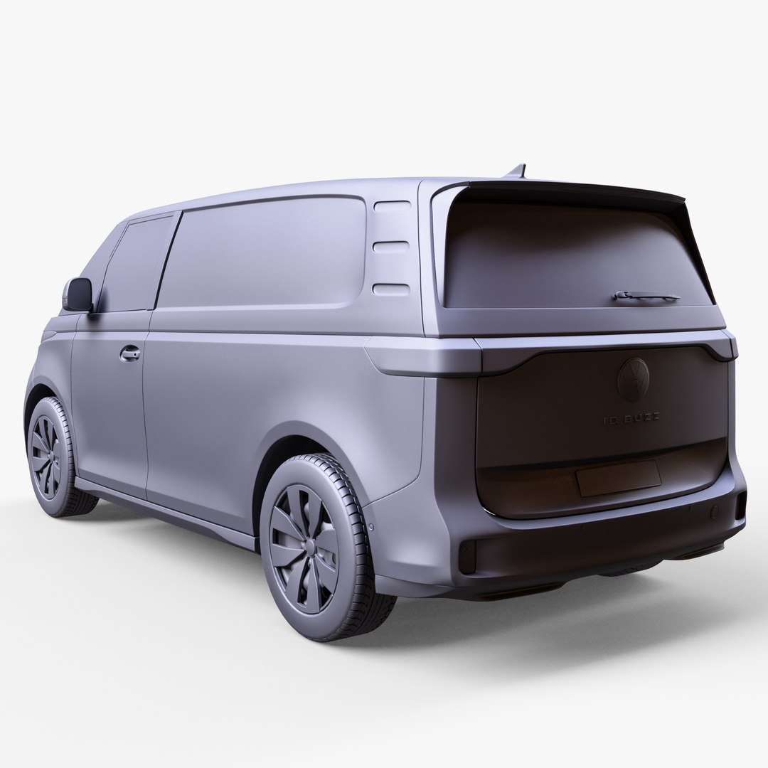 Volkswagen ID Buzz Cargo Model - TurboSquid 2190812