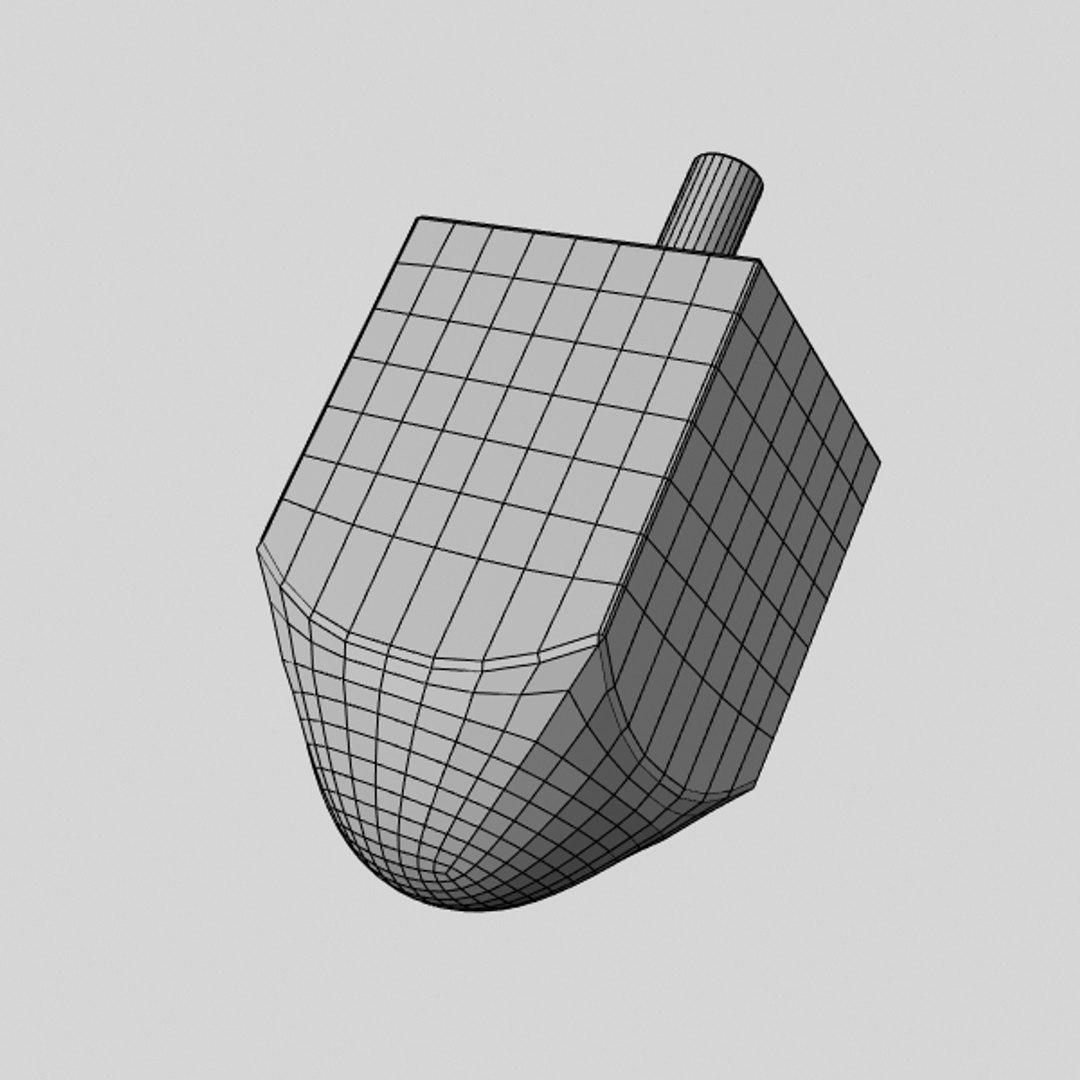 3d dreidel model