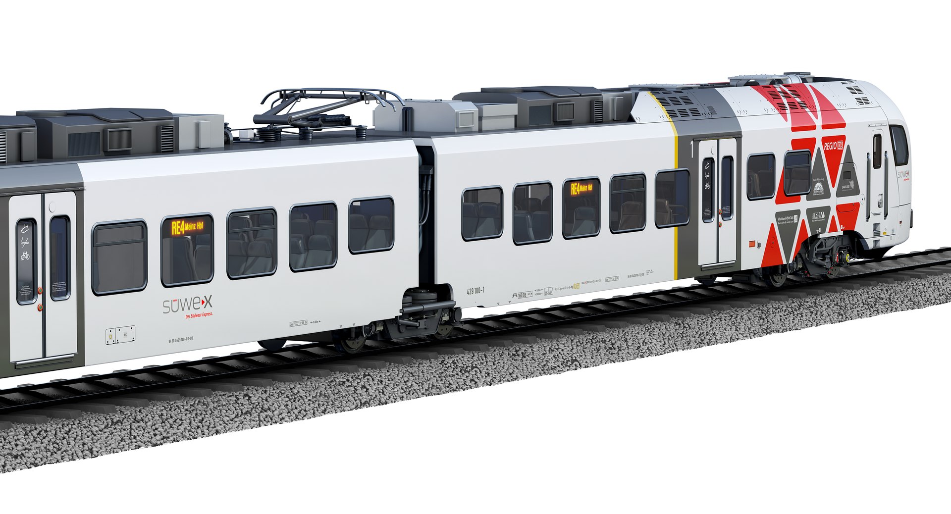Stadler Flirt 3 3D Model - TurboSquid 1334007