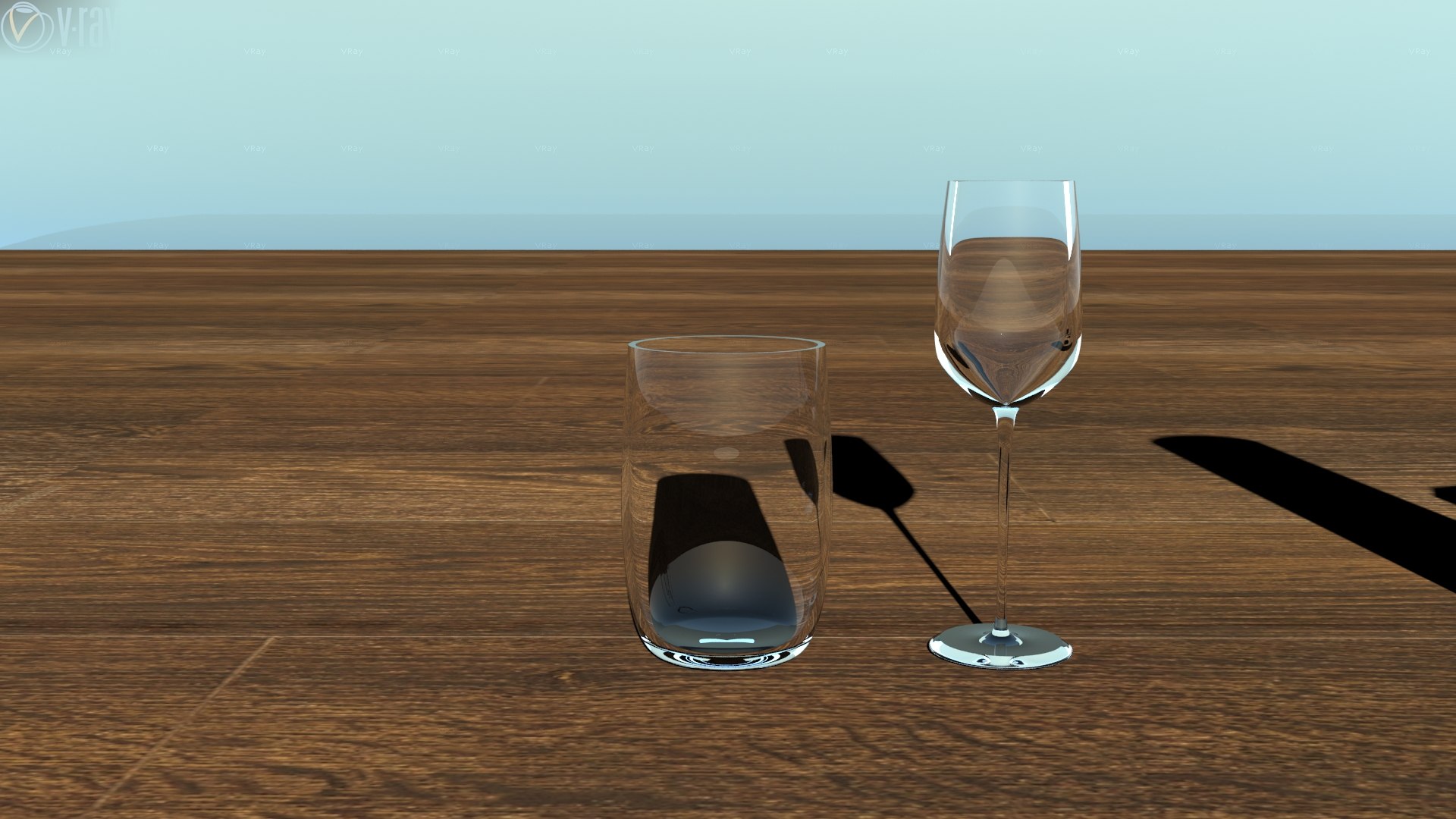 3d Model Glasses Set