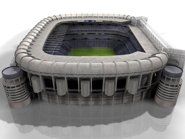modelo 3d Bernabeu w / audiencia animada - TurboSquid 673750