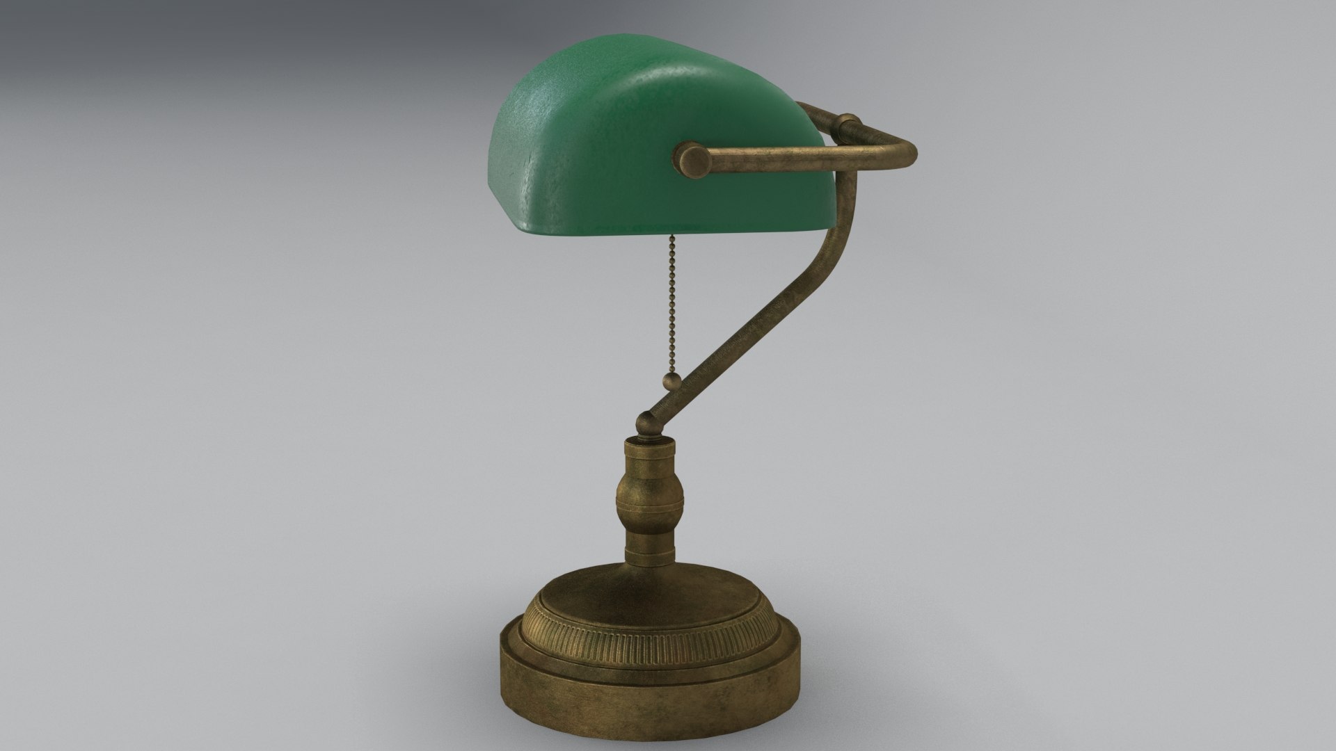 Bankers Lamp 3D Model - TurboSquid 1559626