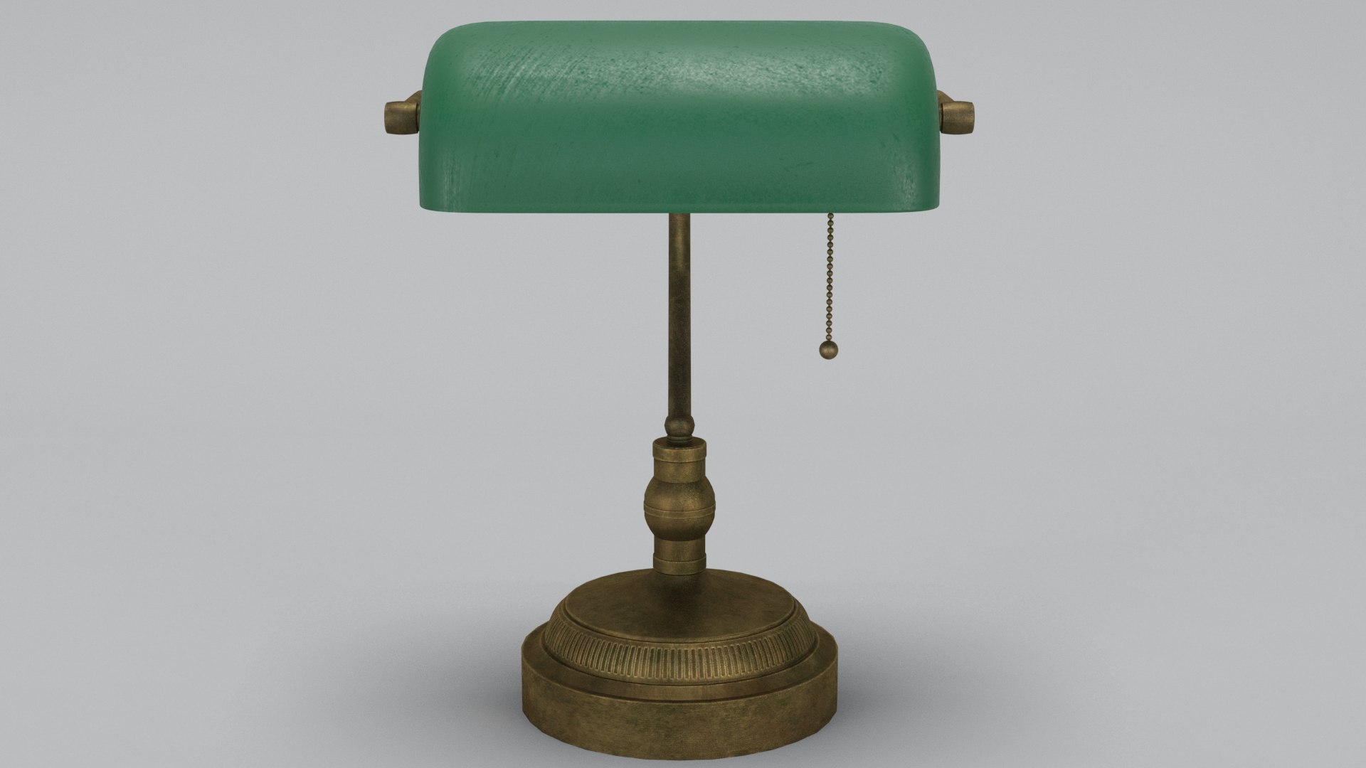 Bankers Lamp 3D Model - TurboSquid 1559626