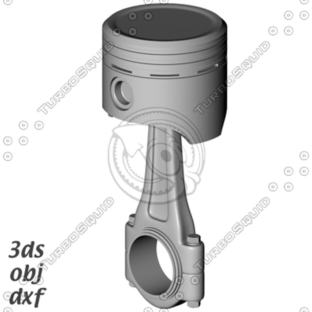 Piston Rings Big 3d Model
