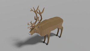 Reindeer STL Models for Download | TurboSquid