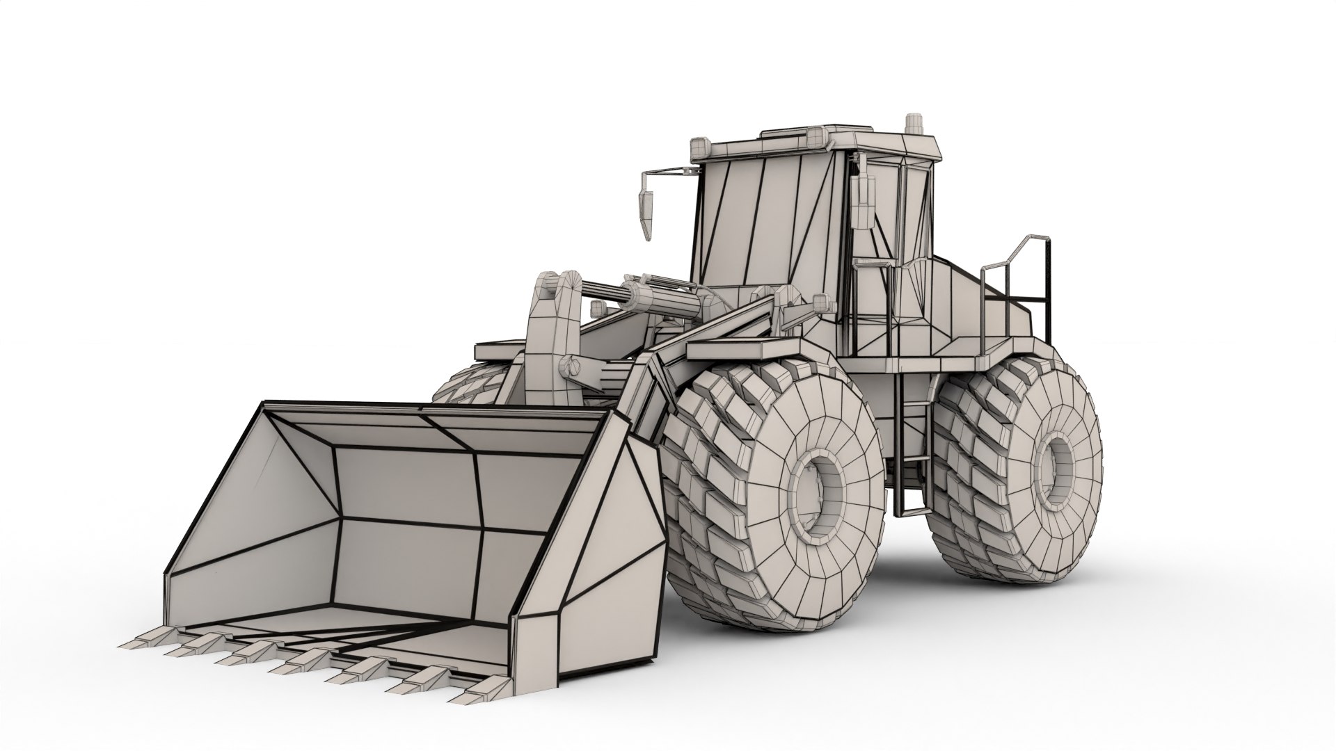 Wheel Loader 3D Model - TurboSquid 2210403